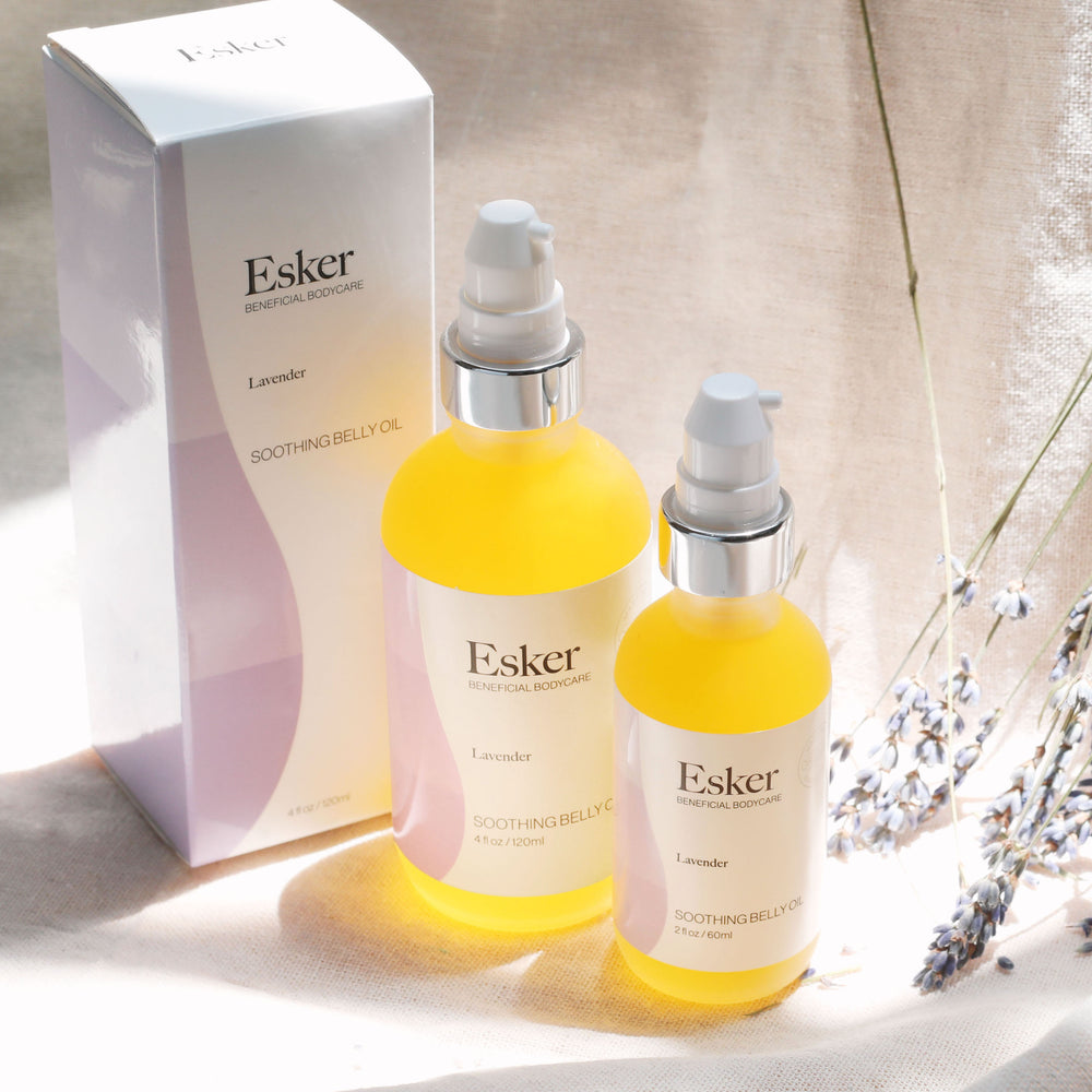 Soothing Belly Oil - Pregnancy-Safe Lavender Body Oil | Esker