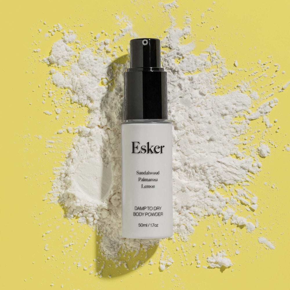 Damp to Dry Body Powder - Talc-Free Body Powder | Esker