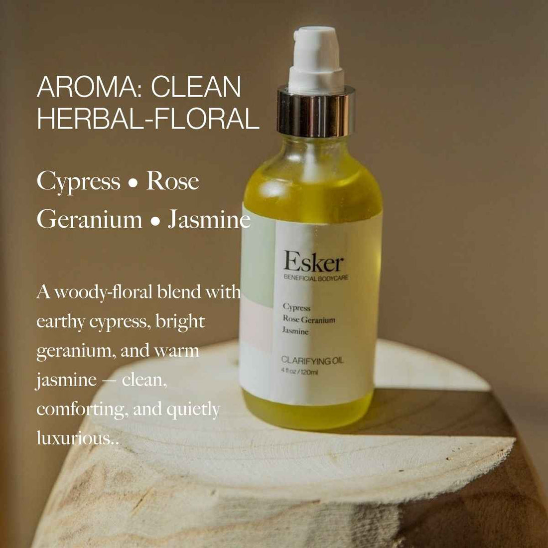 Esker Beauty Clarifying Body Oil 2oz and 4oz - All-Natural and Organic ...